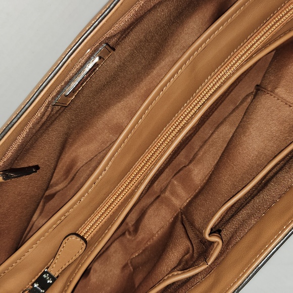 Talbots | Bags | Nwt Caramel Tan Talbots Leather Handbag Purse | Poshmark